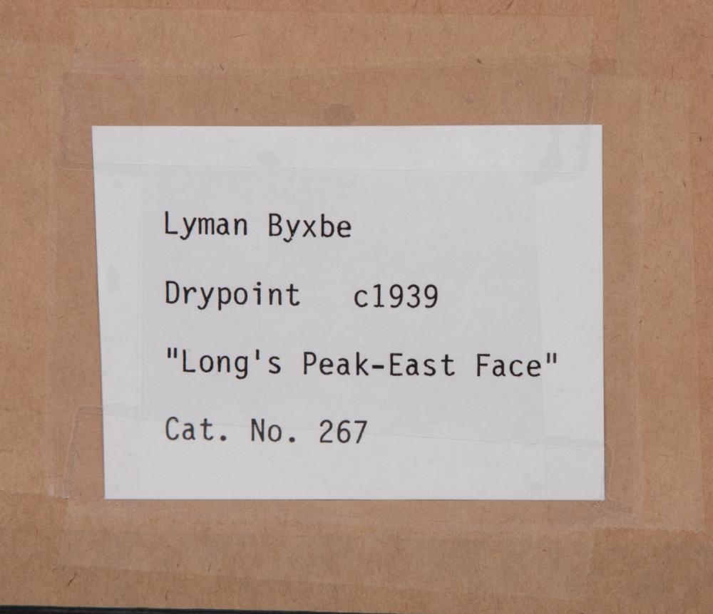 Lyman Byxbe | LYMAN BYXBE (1886-1980) EARLY PENCIL SIGNED DRYPOINT ...