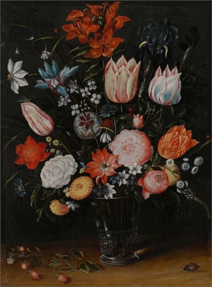 Ambrosius Bosschaert the Elder | Flower Still Life (1614) | MutualArt