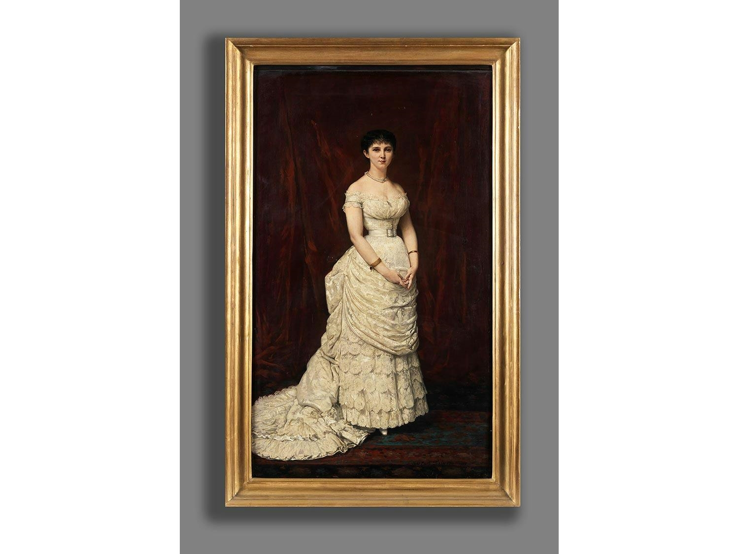Jules Émile Saintin | PORTRAIT EINER DAME (1888) | MutualArt