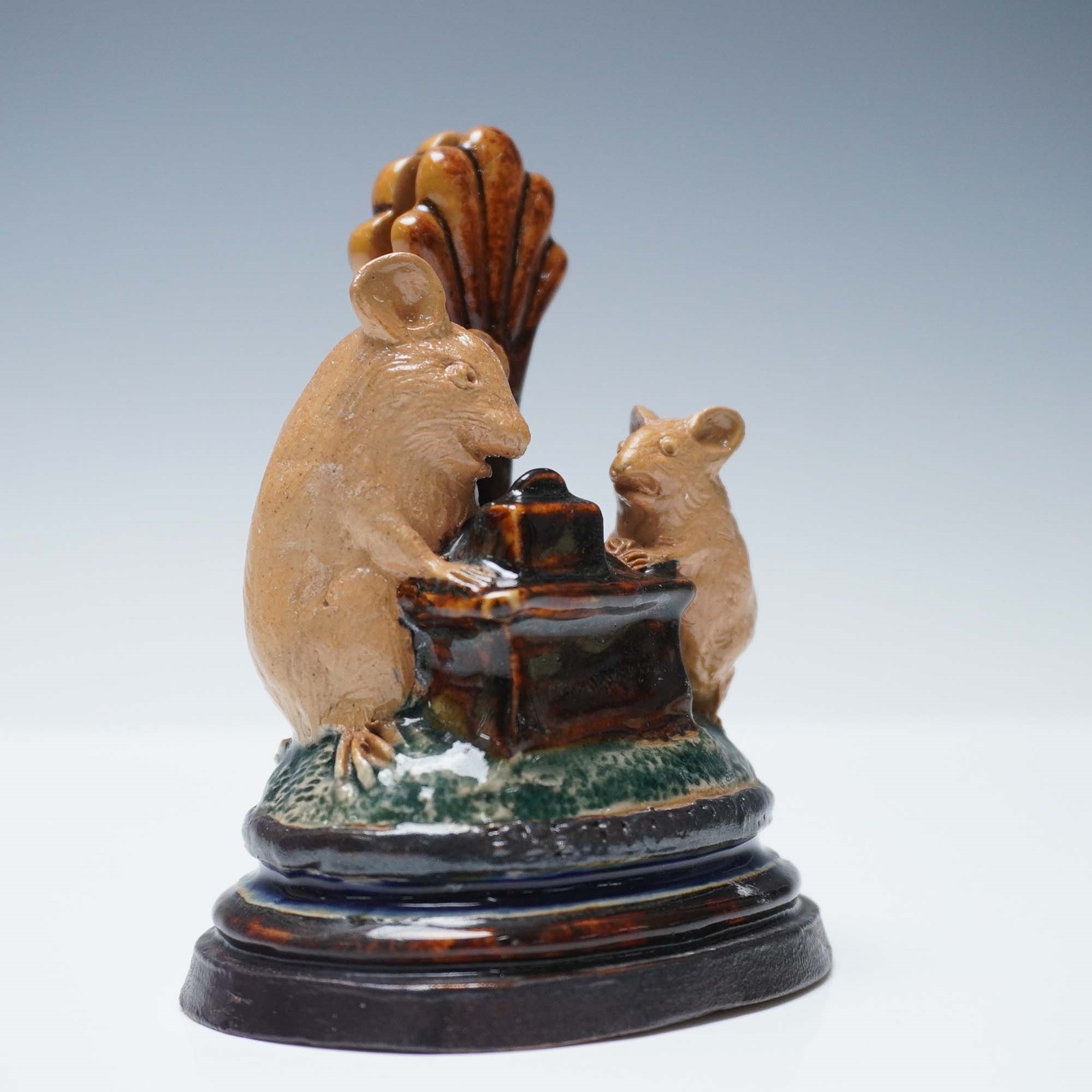 George Tinworth | Doulton Lambeth George Tinworth Stoneware Menu Holder ...