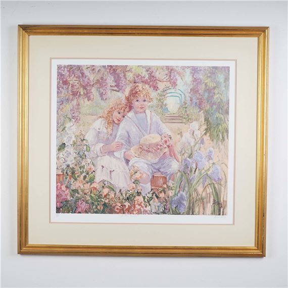 Irene Borg | A limited edition lithograph titled Le Bois Enchante (The ...
