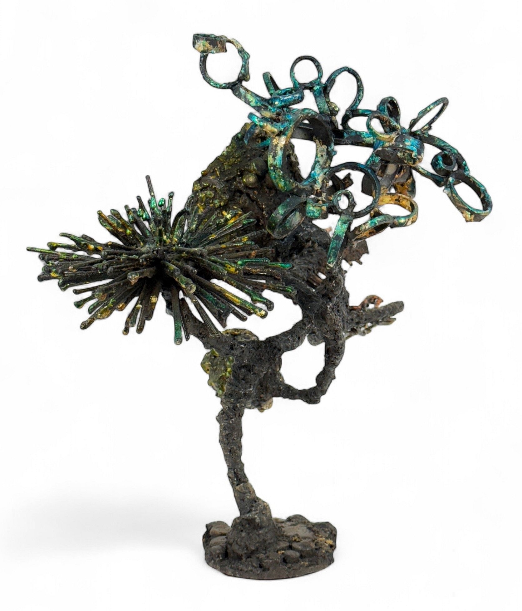 James Bearden | James Bearden Brutalist Steel Sculpture | MutualArt