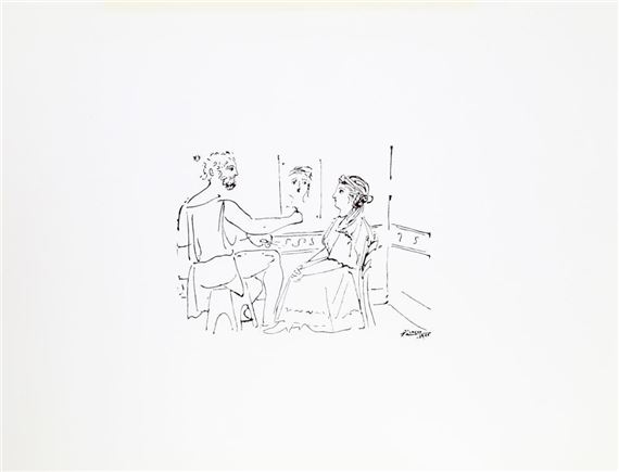 Pablo Picasso | LA POSE DU MODELE | MutualArt