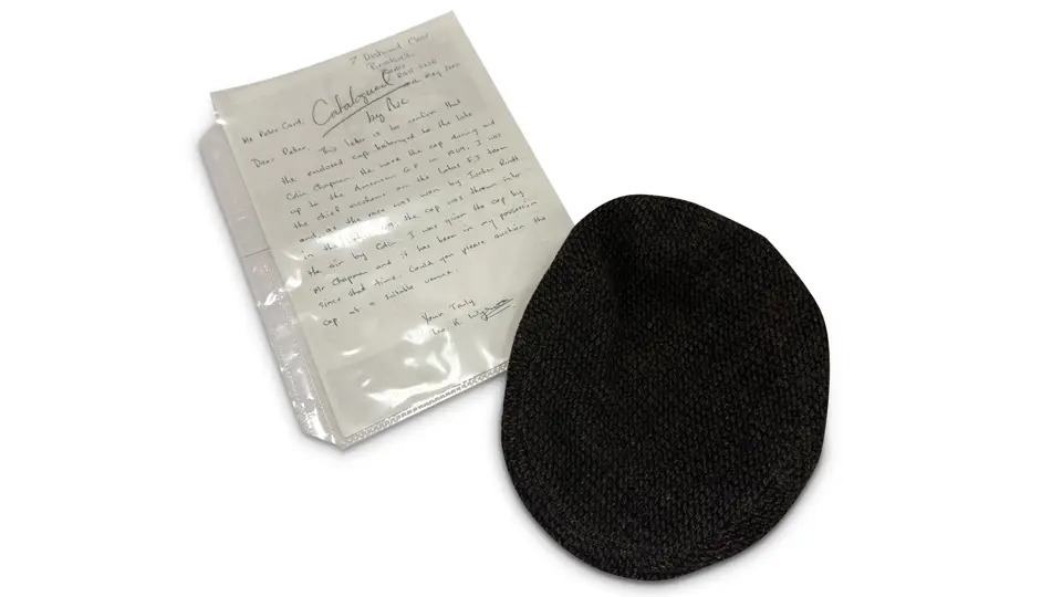 Colin | Hat Worn by Colin Chapman at the 1969 United States Formula One ...