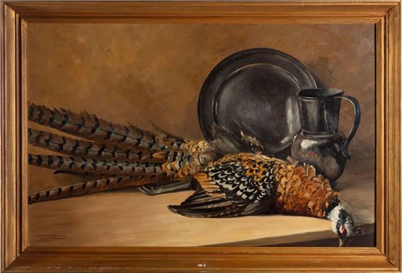 Elizabeth Rouviere | Still life with pheasant | MutualArt