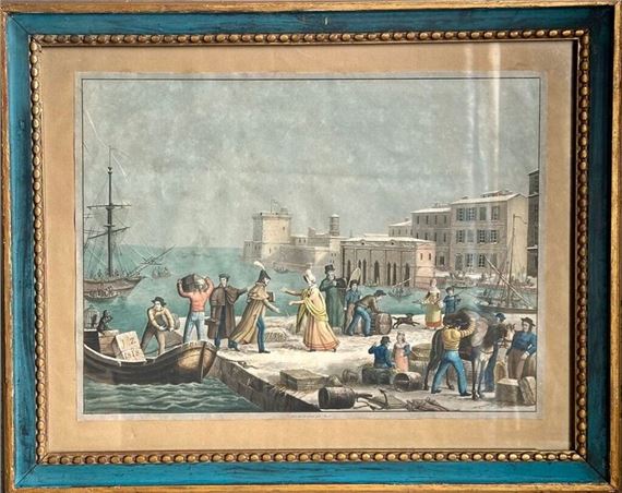 Jean-Pierre-Marie Jazet | port and trade scenes | MutualArt