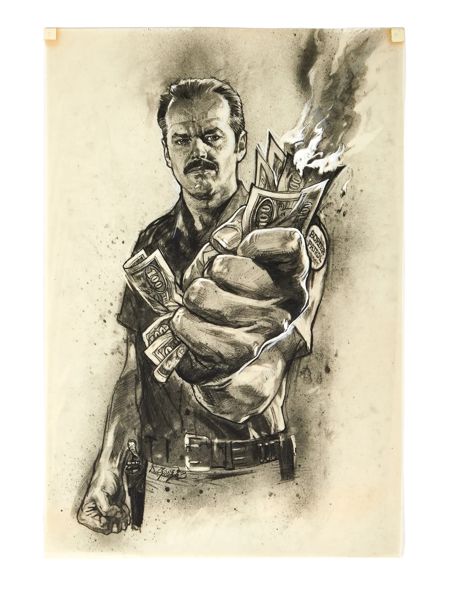 Daniel Goozee | THE BORDER Charlie Smith (Jack Nicholson) | MutualArt