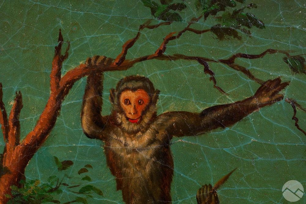 Continental School, 19th Century | Monkeys in Tree | MutualArt