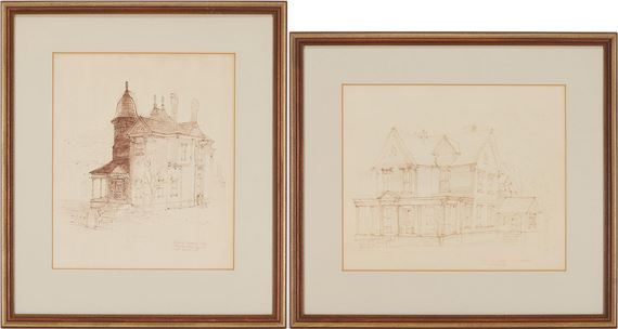 Carl Sublett | 2 Carl Sublett Architectural Drawings of Historic ...