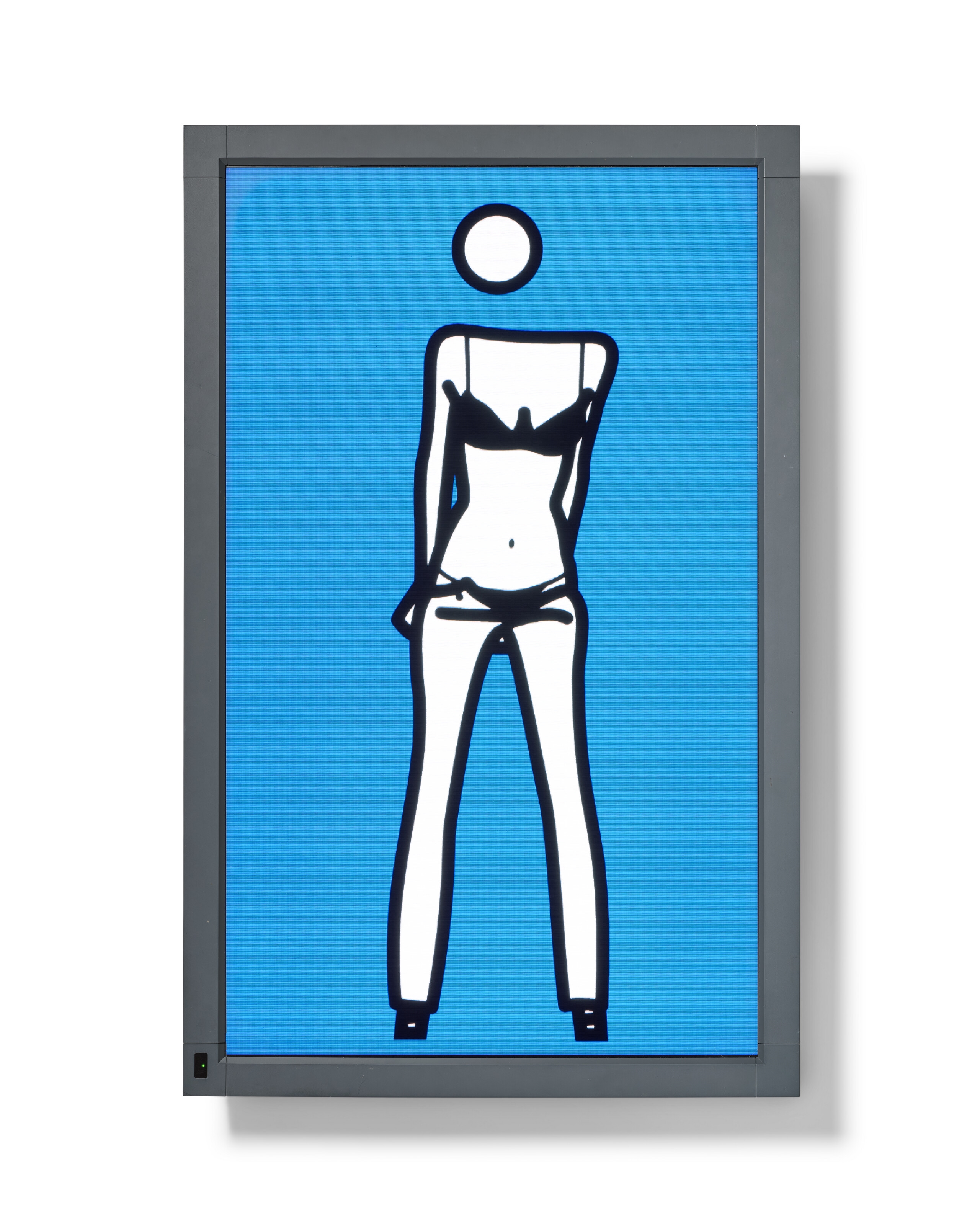 Julian Opie Woman Undressing 2003 Mutualart