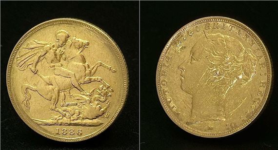 Queen Victoria | AN 1886 QUEEN VICTORIA BUN HEAD, REVERSE, FULL (Circa ...