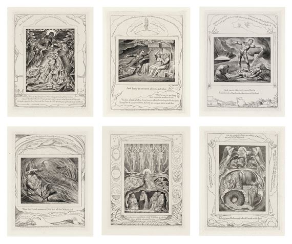 William Blake | Illustration for the Book of Job | MutualArt