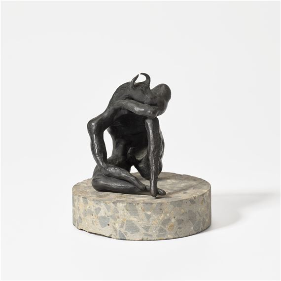 Bahman Mohasses | Seated Minotaur (1972) | MutualArt