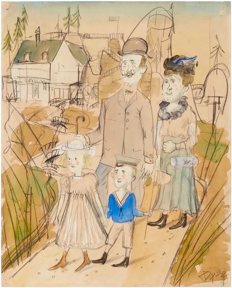 Otto Dix | Sonntagsspaziergang (Sunday Walk (1922) | MutualArt