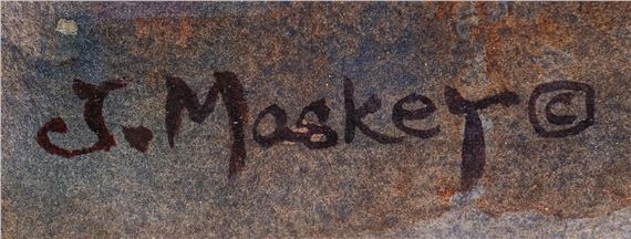 John Maskey | Dama con Flores | MutualArt