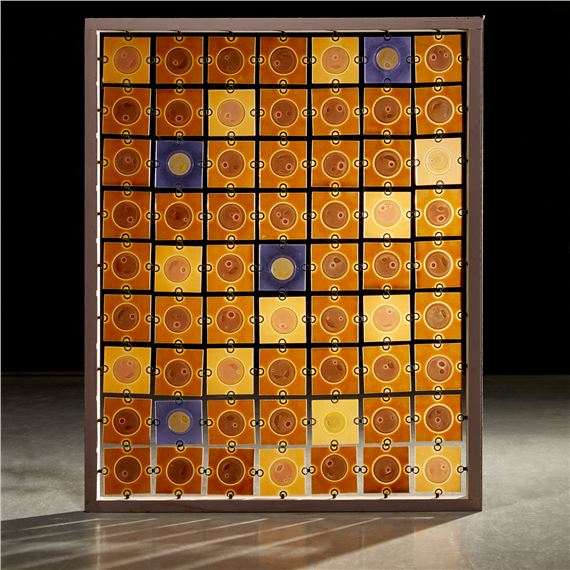 Michael & Frances Higgins | large glass screen | MutualArt