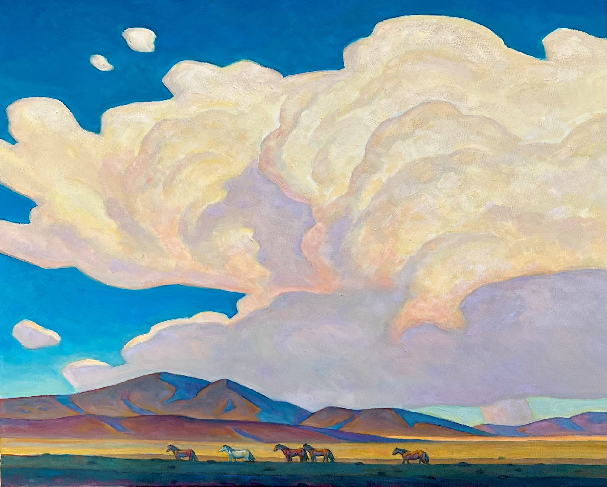 Howard Post | FIVE OF THE RANCH REMUDA | MutualArt