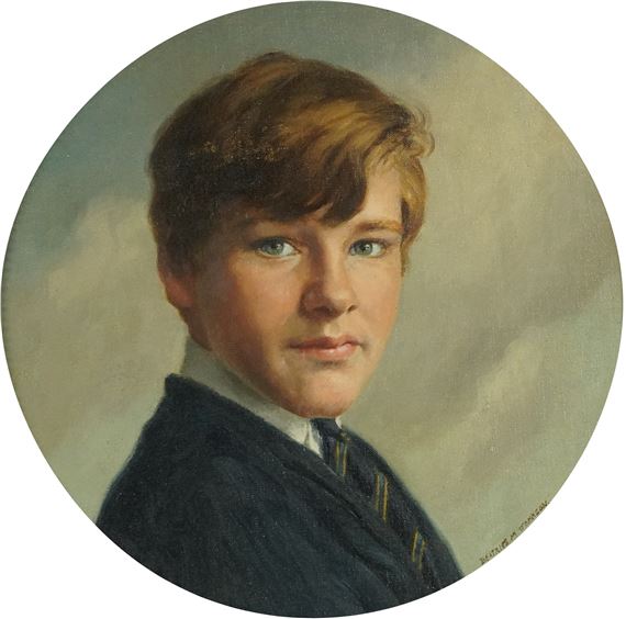 Beatrice Johnson | Head and shoulders portrait of a young boy (Early ...