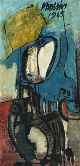 May Lim | Untitled (Abstract Figure (1965) | MutualArt