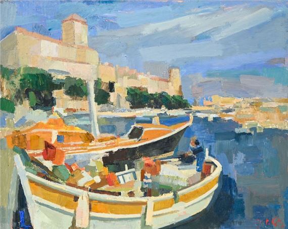 Jan Jacob Lodewijk | Mediterranean Harbor | MutualArt