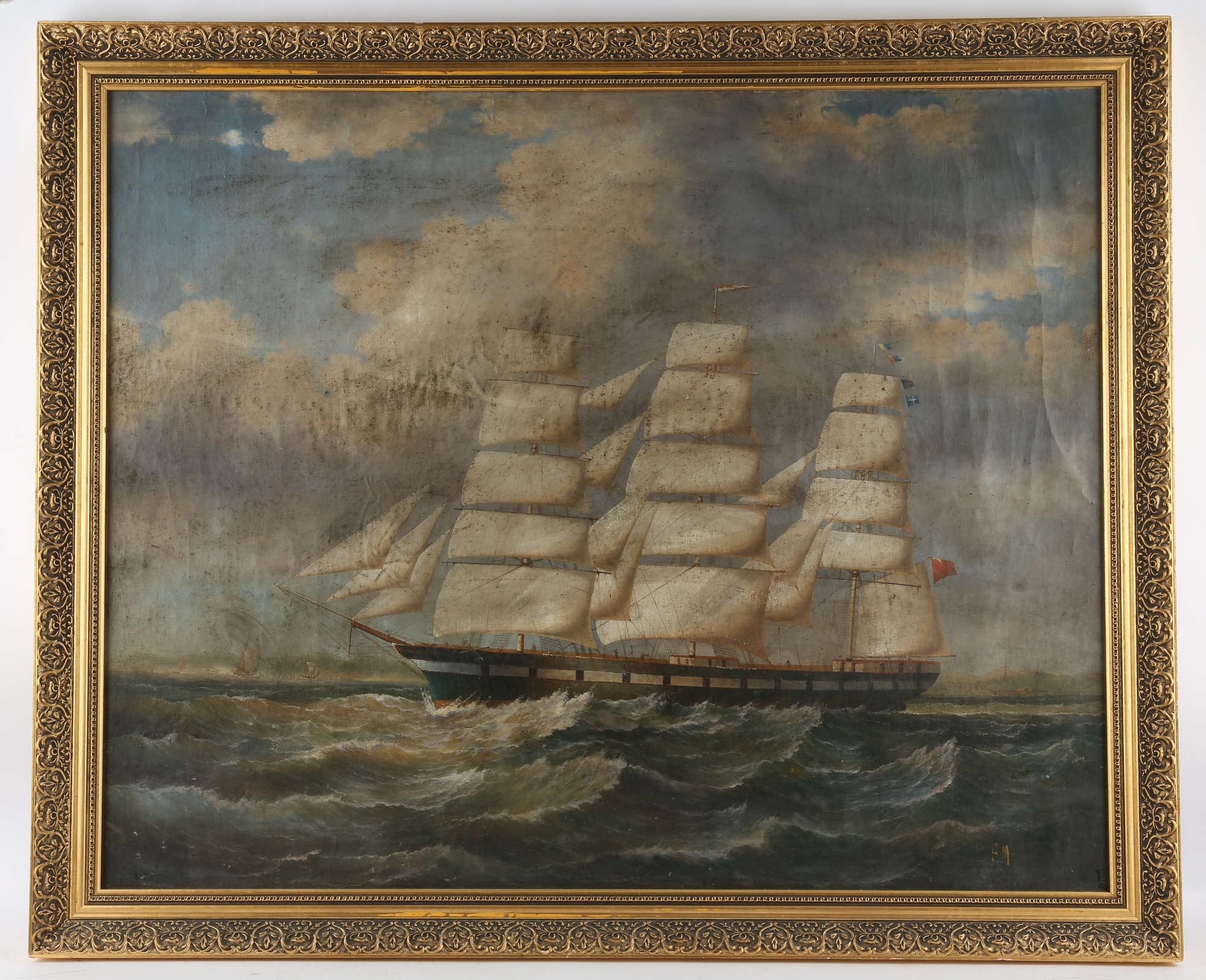 George Mears | at full sail in choppy waters | MutualArt