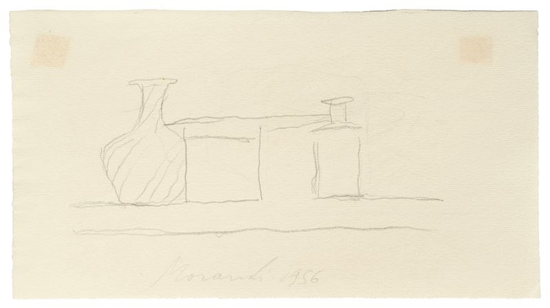 Giorgio Morandi | Still life with bottles (1956) | MutualArt