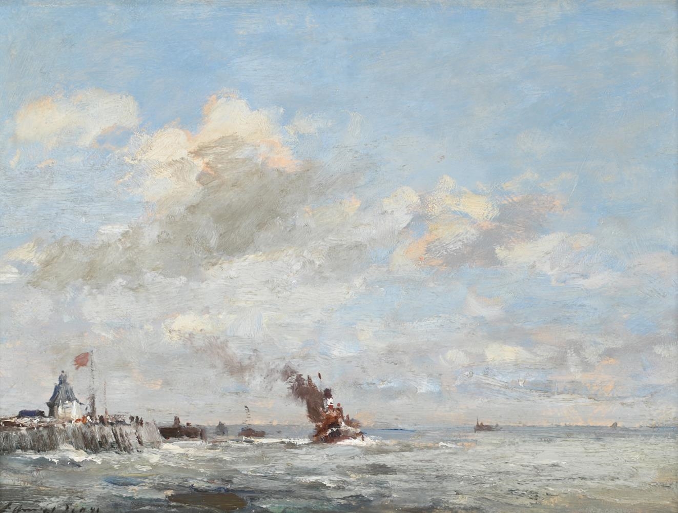 Edward Brian Seago | THE TUGBOAT, OFF THE COAST | MutualArt