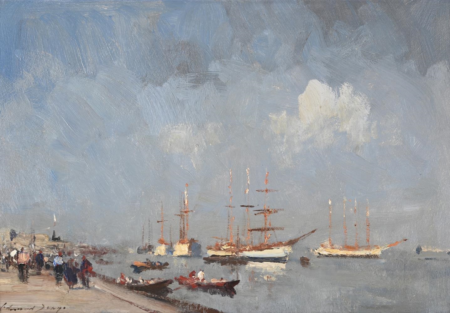 Edward Brian Seago | SCHOONERS ON THE TAGUS | MutualArt