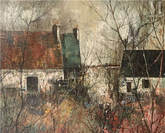 Michel Gérard | Les toits / Hiver | MutualArt