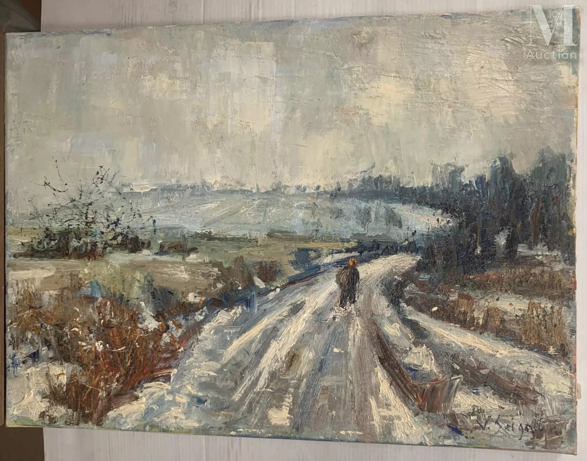 Michel Gérard | Les toits / Hiver | MutualArt