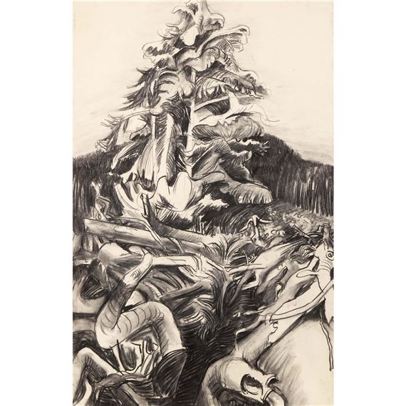 Jack Leonard Shadbolt | Mama and Pupa (1949) | MutualArt
