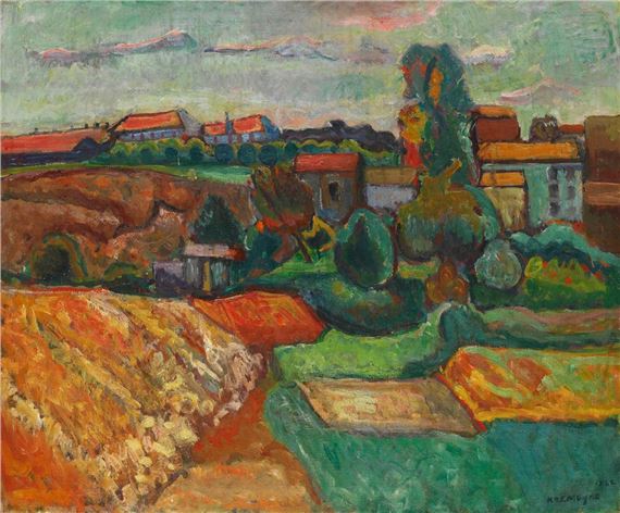 Pinchus Krémègne | Landscape (1922) | MutualArt