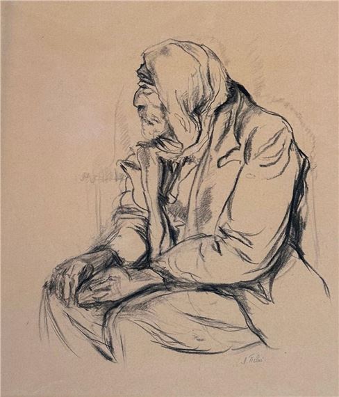 Anna Ticho | Old man | MutualArt