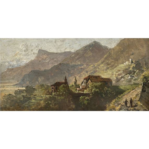 Ludwig Hartmann | South Tyrolean landscape (1897) | MutualArt