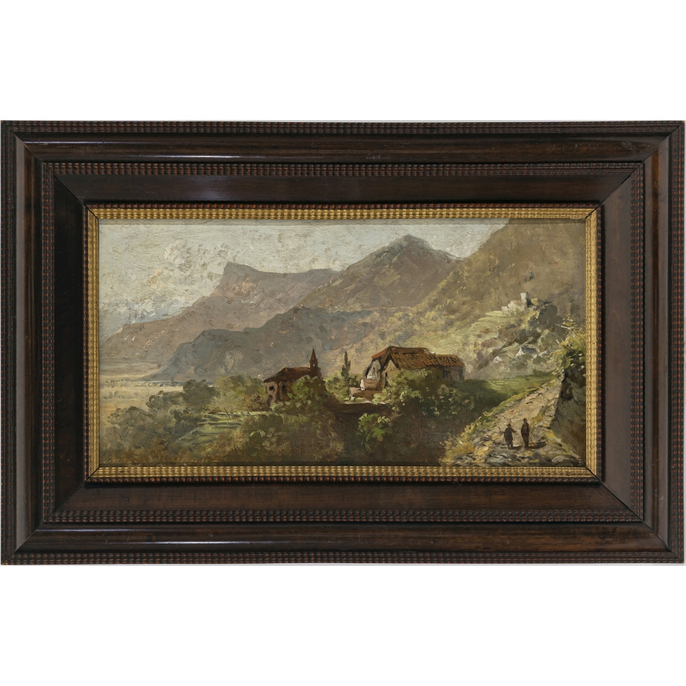 Ludwig Hartmann | South Tyrolean landscape (1897) | MutualArt