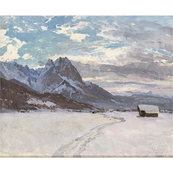 Edward Harrison Compton | Bärwang ... Zugspitze | MutualArt