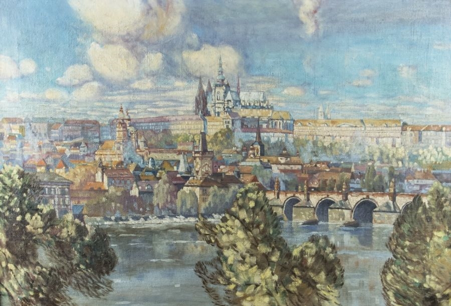 Ferdinand Engelmüller | View of Prague | MutualArt