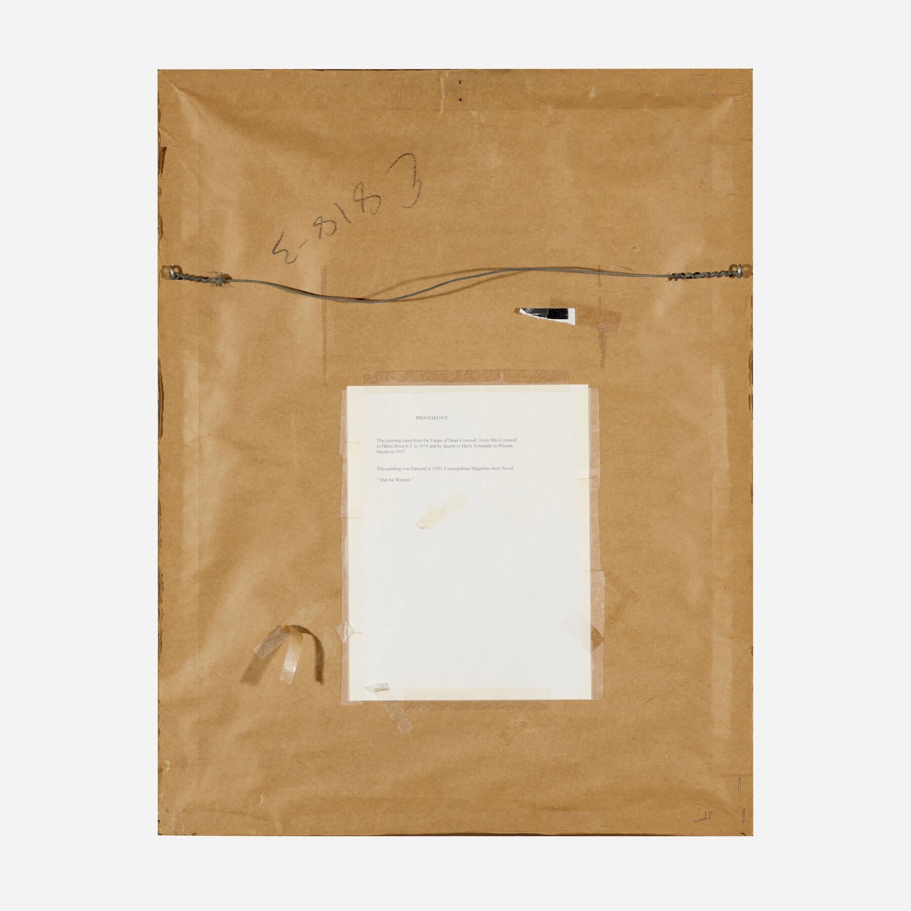 Dean Cornwell | Study for Find the Woman (Cosmopolitan Magazine ...