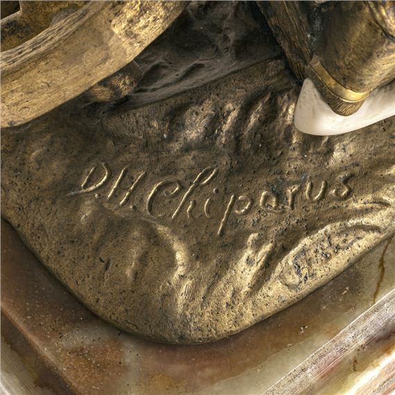 Demétre H. Chiparus | children in a wheelbarrow (Circa 1925) | MutualArt