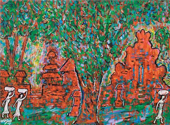 Arie Smit | The Red Temple (2007) | MutualArt