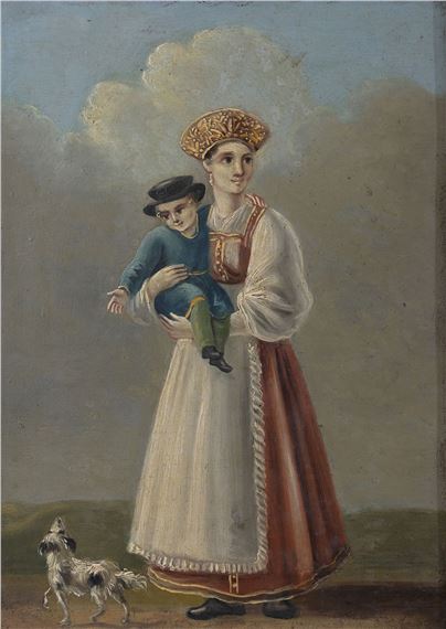 Aleksandr‏ Orlowski | Pair of Portraits of Figures | MutualArt