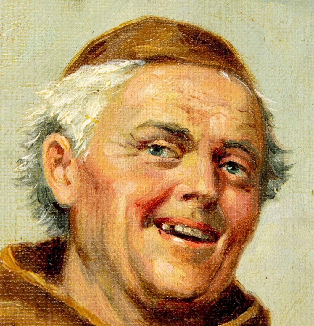 Amelio Schwicker | Monk with Pinch of Snuff | MutualArt