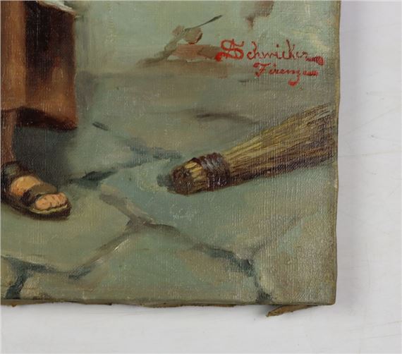 Amelio Schwicker | Monk with Pinch of Snuff | MutualArt