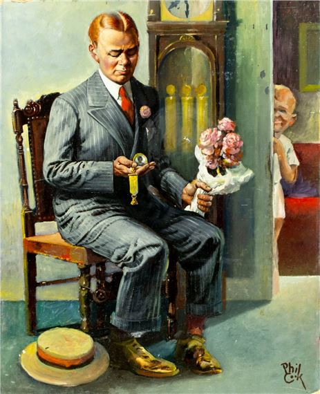 Phil Coach | Gentleman Waiting | MutualArt