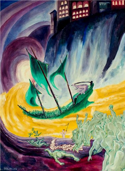 Louis Clay Davison | Louis Davison (MS,1948-1981) oil painting (1955 ...