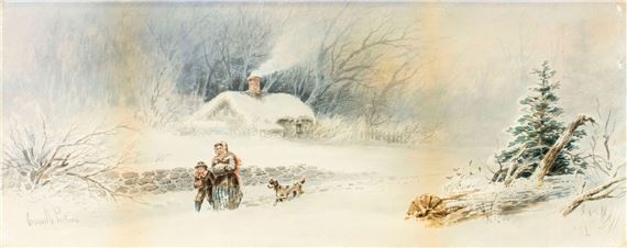 Granville Perkins | Winter Country Landscape | MutualArt