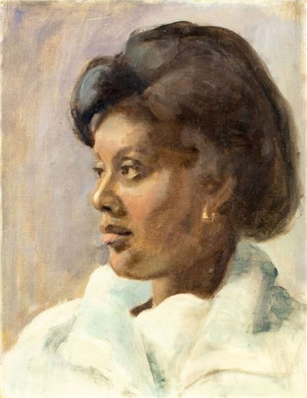 Pat Johnson | Portrait of Woman | MutualArt
