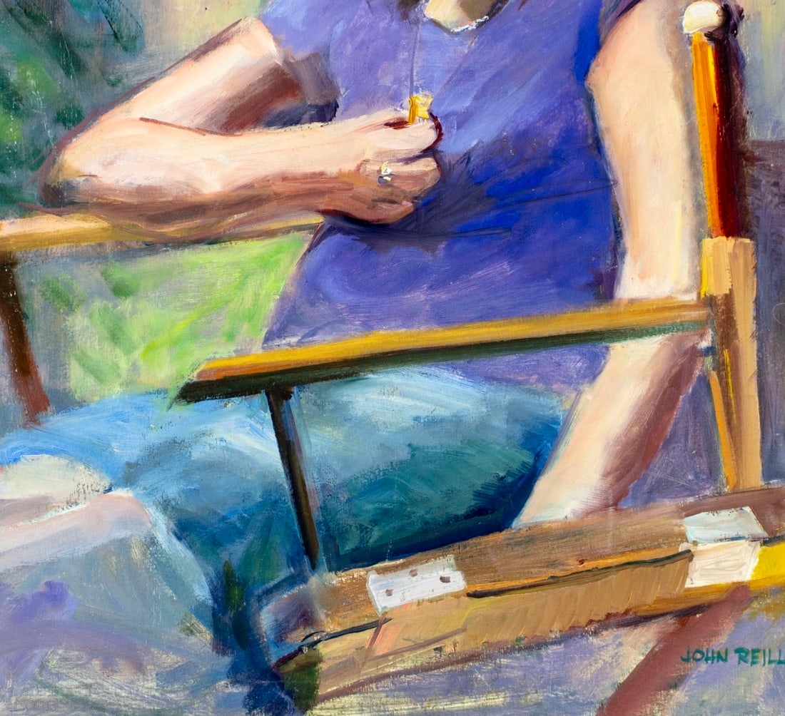 John Reilly | Portrait of Seated Woman | MutualArt