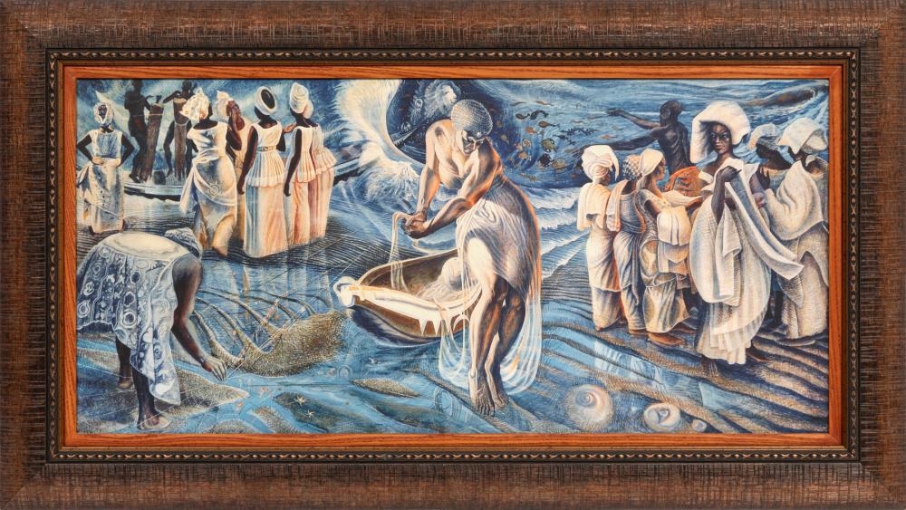 John Biggers | Birth from the Sea | MutualArt