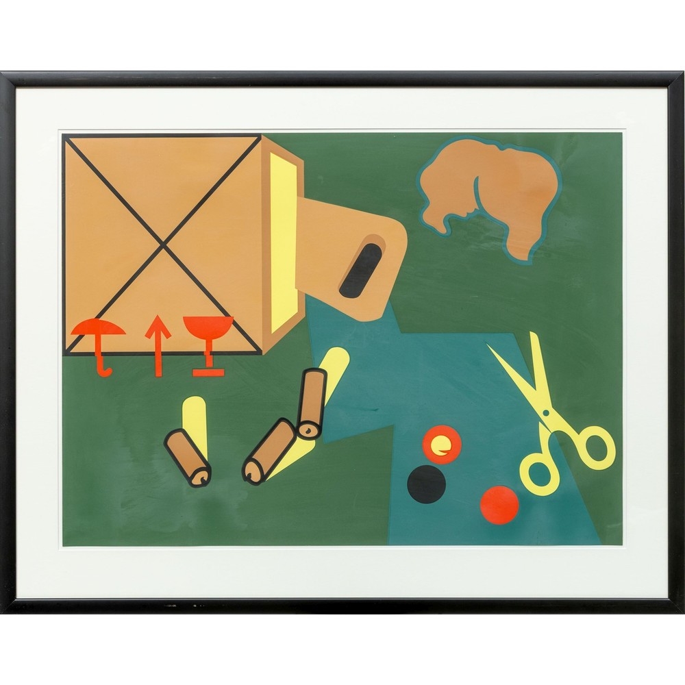 Hervé Télémaque | Hommage à Picasso (1972) | MutualArt